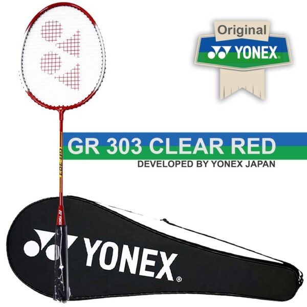 Raket Badminton / Bulutangkis Yonex Gr 303 Clear Red - Alat Olahraga