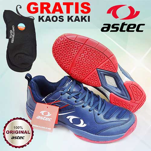 Sepatu Badminton Astec Floyd Biru - Alat Olahraga