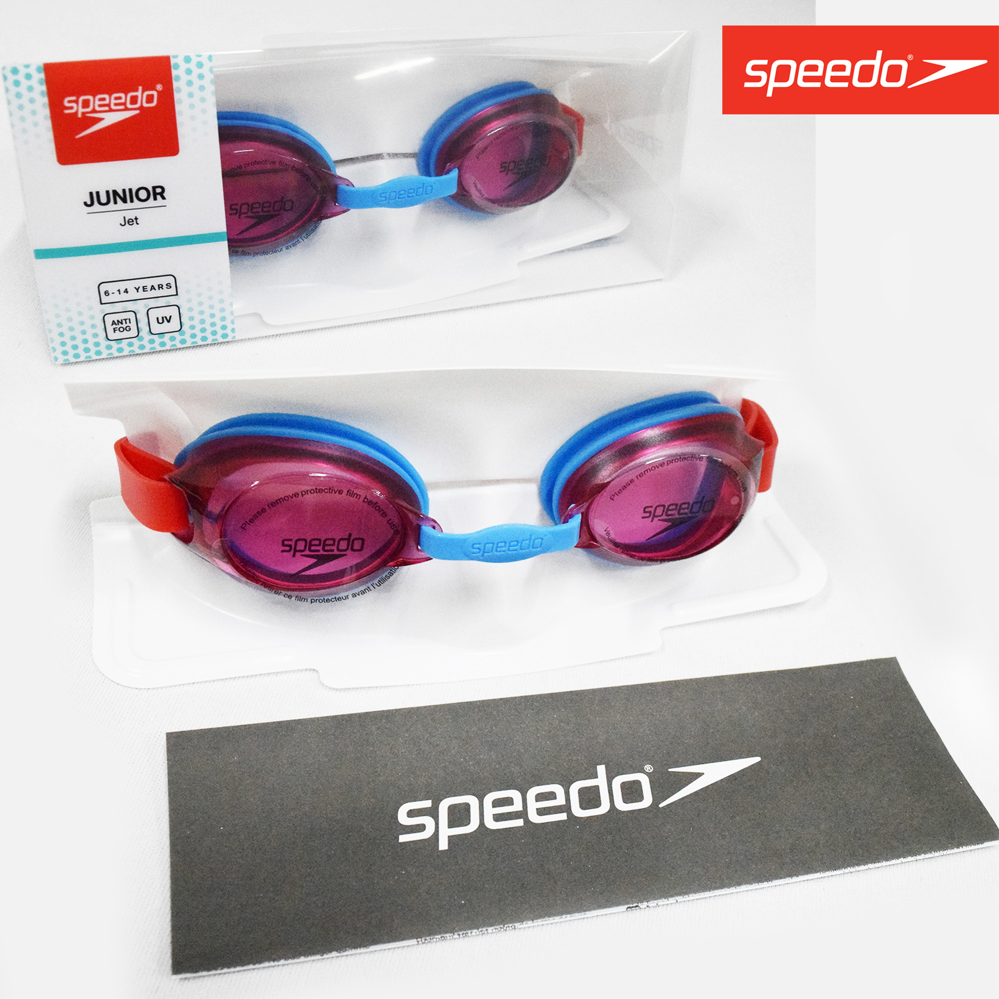 Kacamata Renang Speedo JET V2 GOG (K/U) TQ/RD - Alat Olahraga