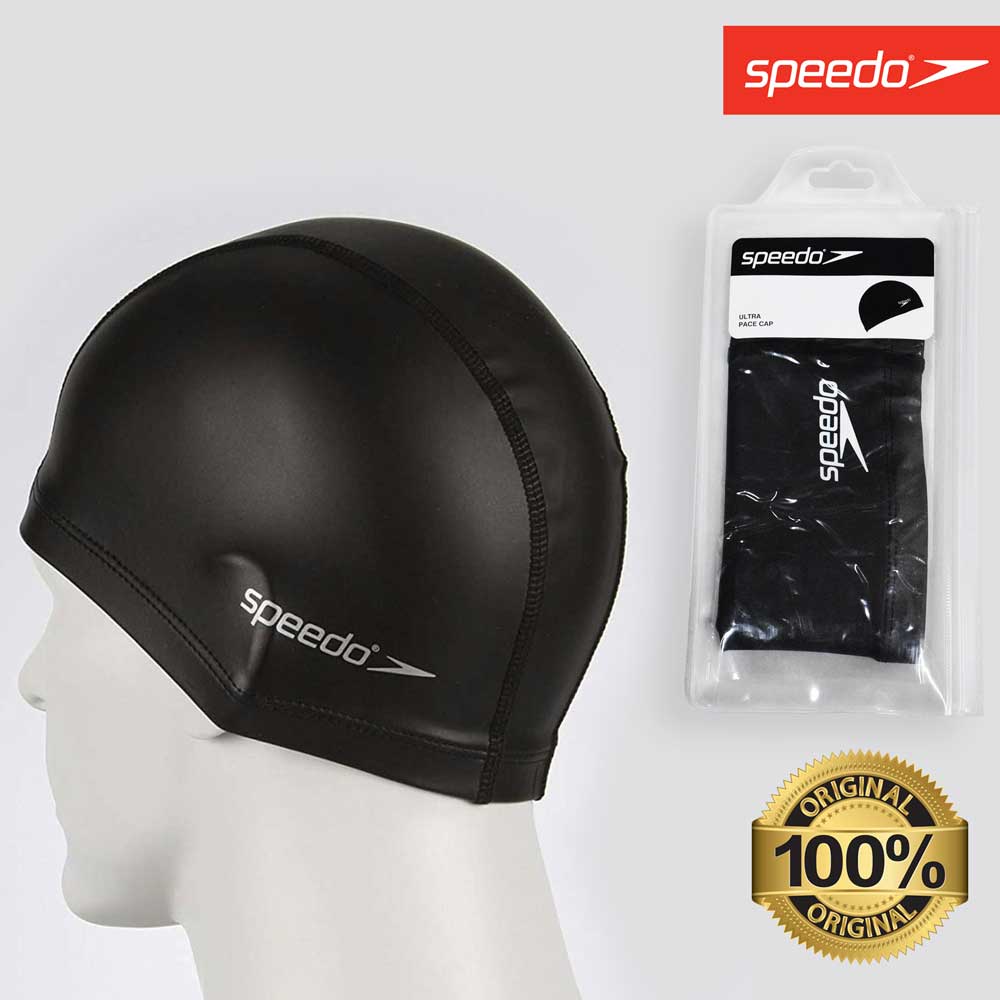 Topi Renang Speedo Ultra Pace Black - Alat Olahraga