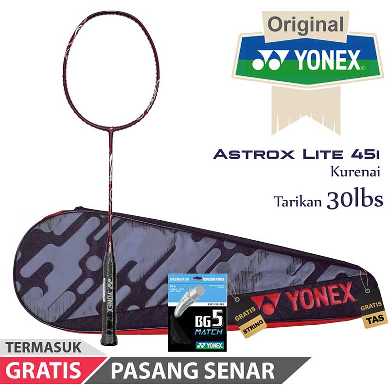 Raket Badminton Yonex Astrox Lite 45i Kurenai - Alat Olahraga