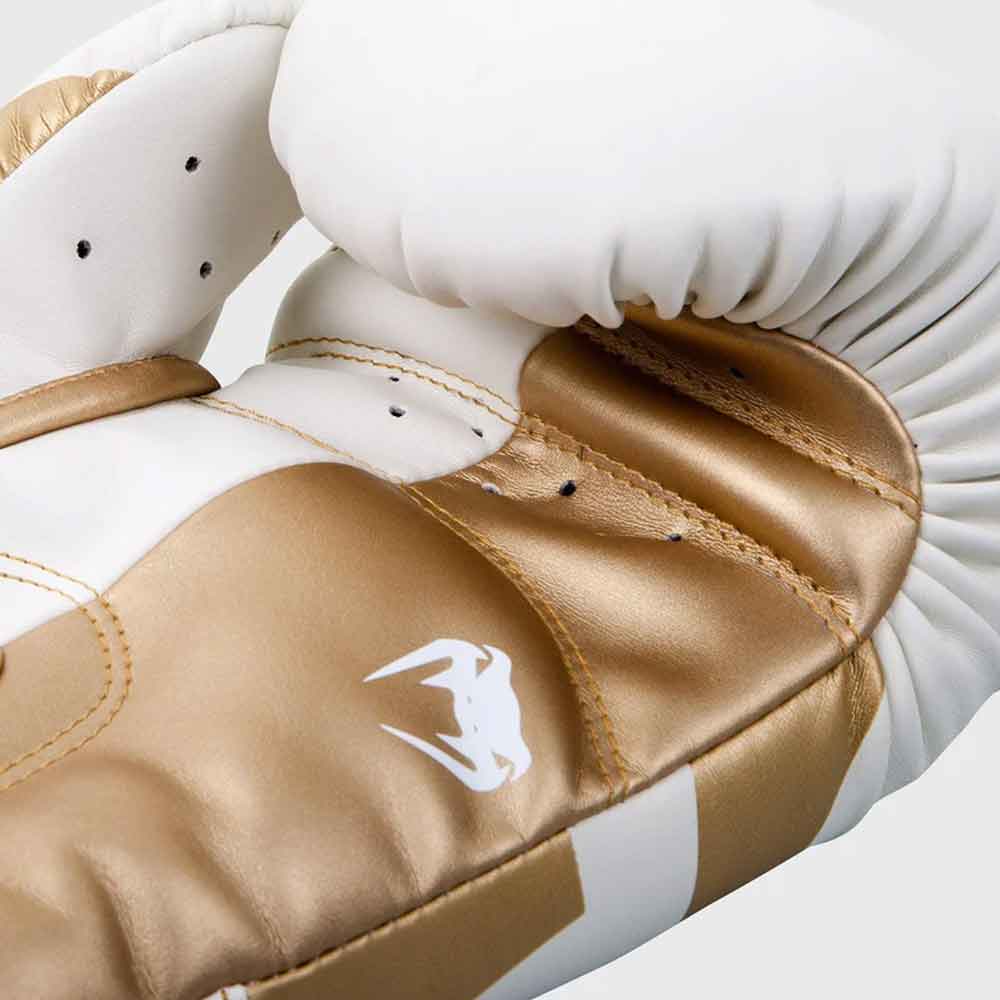 Sarung tinju boxing glove Venum Elite Boxing Gloves White Gold ...