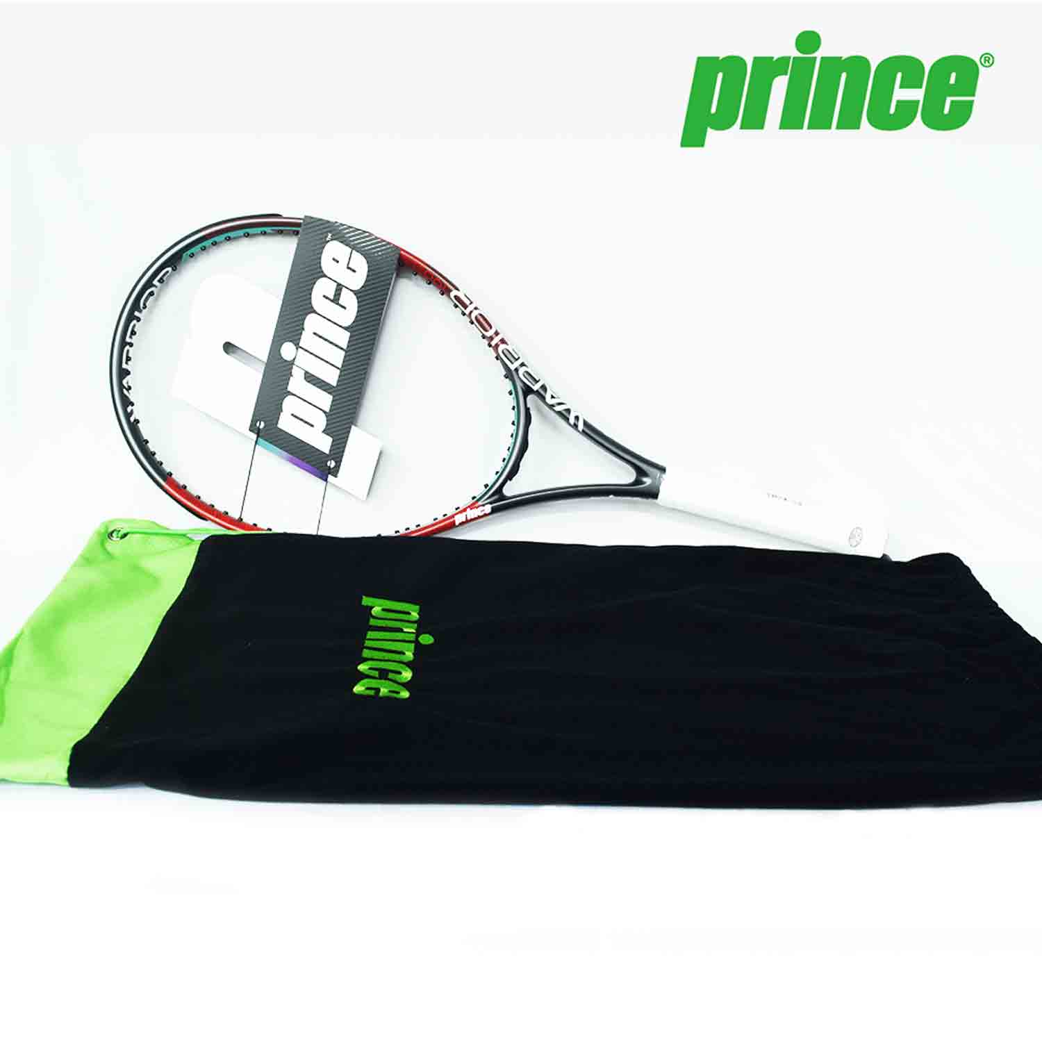 Raket Tenis Prince PRV Warrior 100 285 BK/RD Original - Alat Olahraga