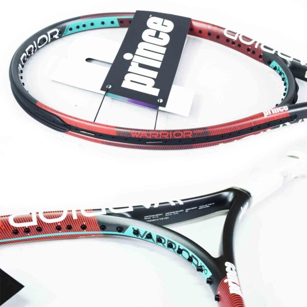 Raket Tenis Prince PRV Warrior 100 285 BK/RD Original - Alat Olahraga