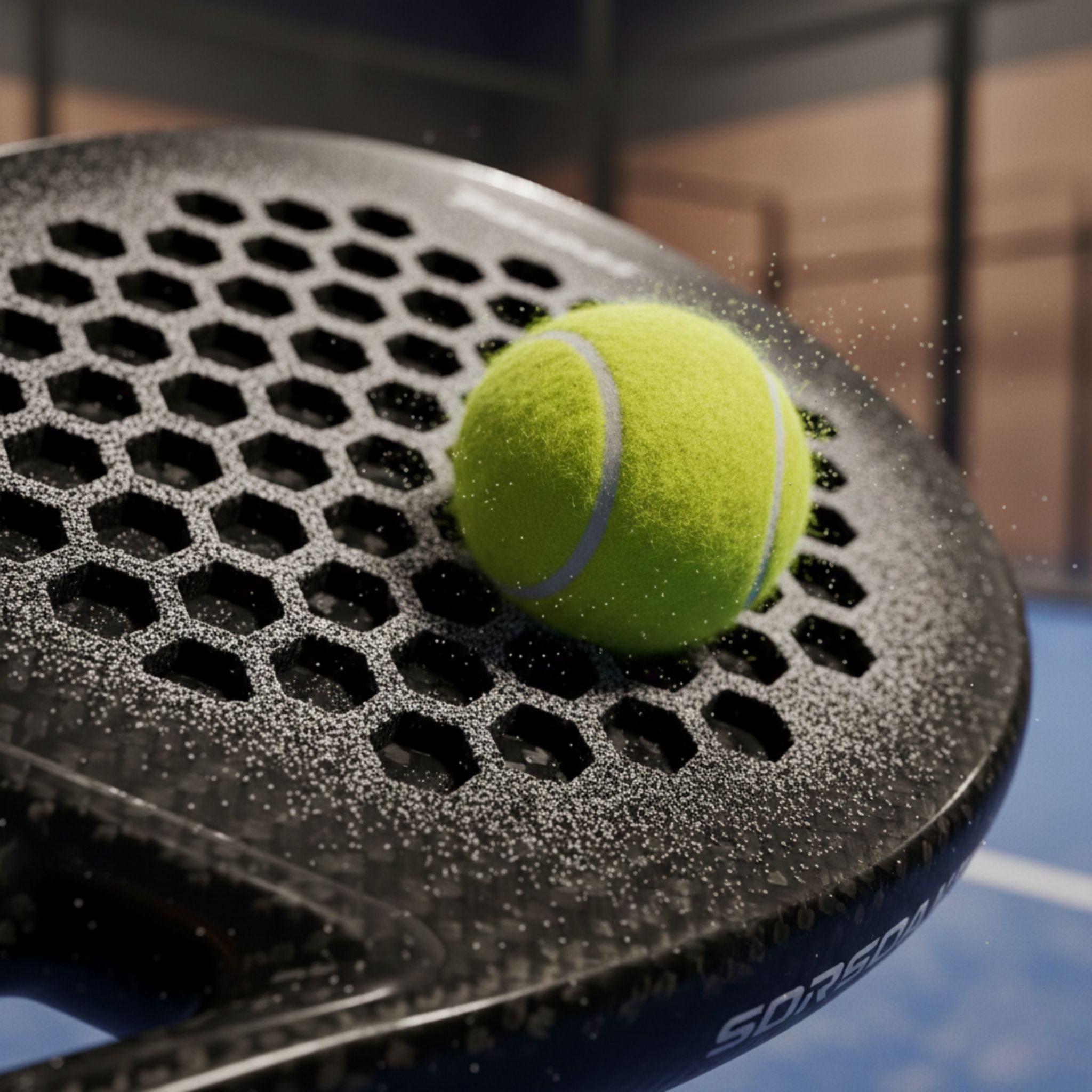 Permukaan Kasar Raket Padel: Rahasia Efek Spin